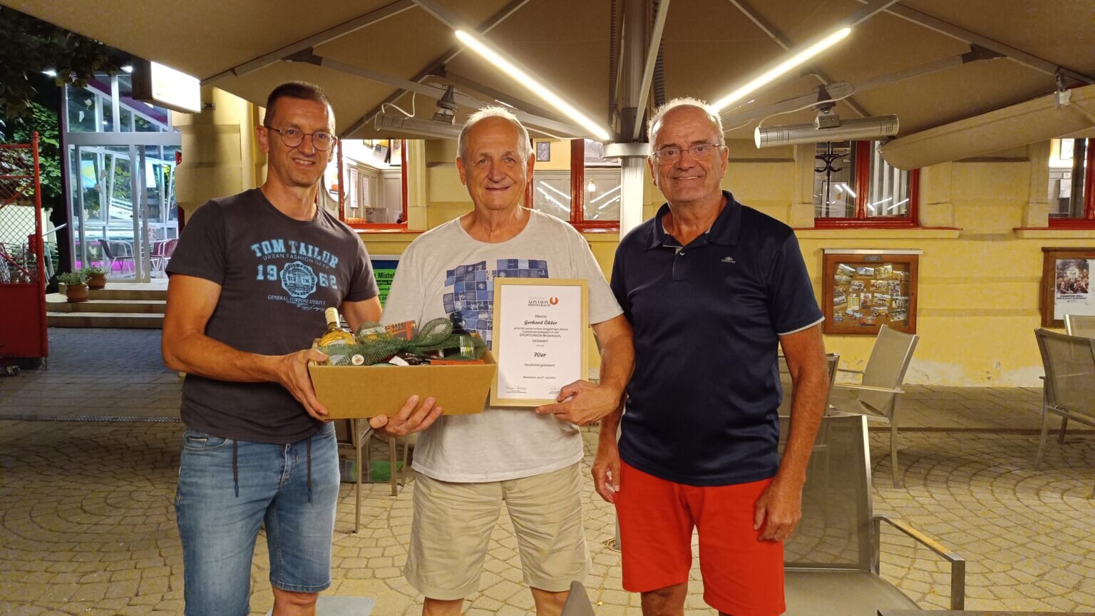 Gratulation zum 70 Geburtstag – Gerhard Öhler - SPORTUNION Mistelbach